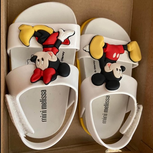 Mini Melissa | Shoes | Mini Melissa Mickey And Minnie Mouse Sandals ...